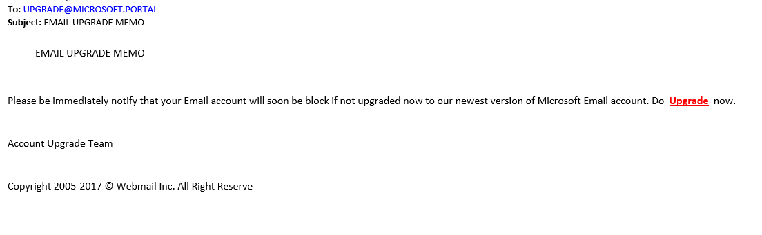 Another Scammer example - IT Solutions and Managed Services