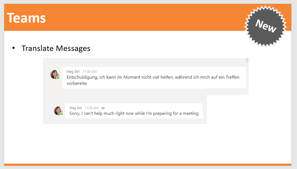 Not as exciting as last month, but still pretty cool! Translate and ...