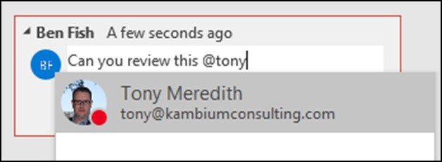 What are @Mentions in Office? - IT Solutions and Managed Services