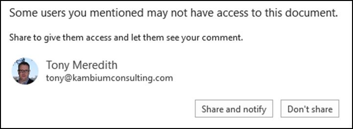 What are @Mentions in Office? - IT Solutions and Managed Services