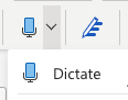 Have you noticed the dictate button in your Microsoft Office toolbar ...