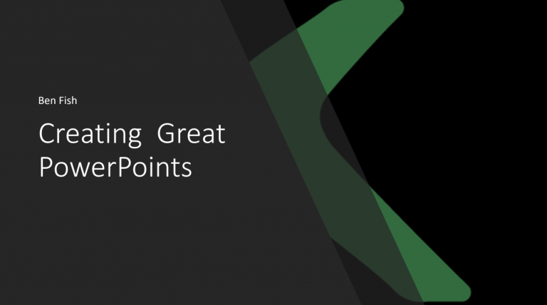 No excuses for ugly PowerPoint slides - IT Solutions and Managed Services